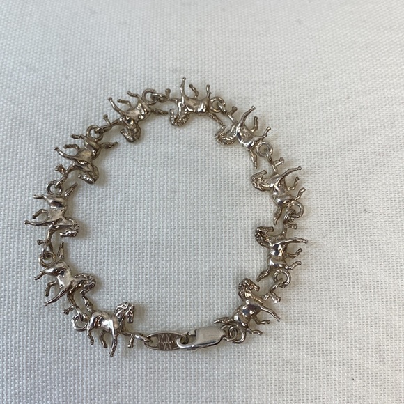 kabana 925 | Jewelry | Kabana 925 My Way Sterling Silver Running Arabian Horse Bracelet | Poshmark